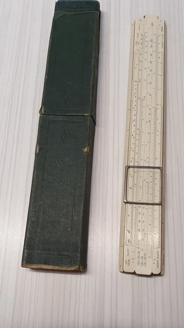 VINTAGE P.I.C. A.G.THORNTON No. 144 SLIDE RULE SINE COSINE & BOX £10.00 ...