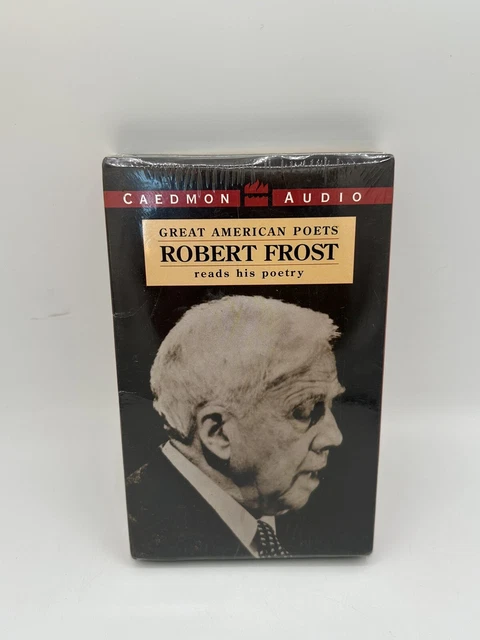GREAT AMERICAN POET Robert Frost Reads His Own Poetry On Audio Cassette ...