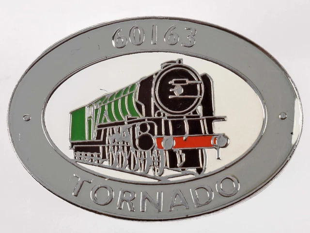 VINTAGE 60163 TORNADO Steam Train Engine Locomotive Enamel Pin Brooch ...