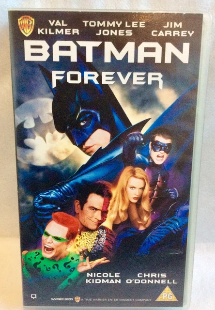 BATMAN FOREVER VHS Retro Video - 1995 - PAL - DC Comics - Val Kilmer ...