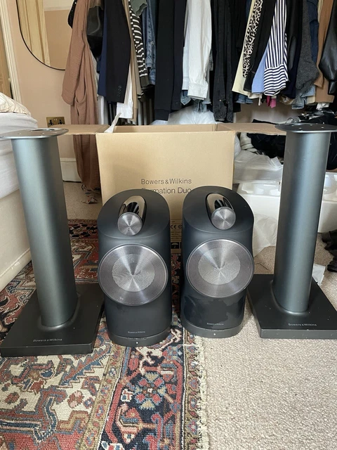 BOWERS & WILKINS (B&W) Formation Duo Black Wireless Speakers (Pair ...