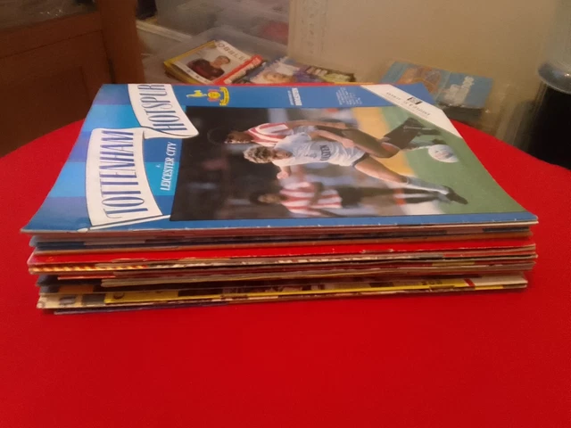 LEICESTER CITY 1984/1985 Away Football Programmes (Complete Season) x ...