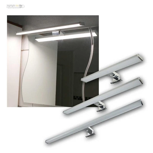 LED BAD-SPIEGEL-LEUCHTE IP44, Bilderleuchte, Spiegel-Schrank-Lampe, 40 ...