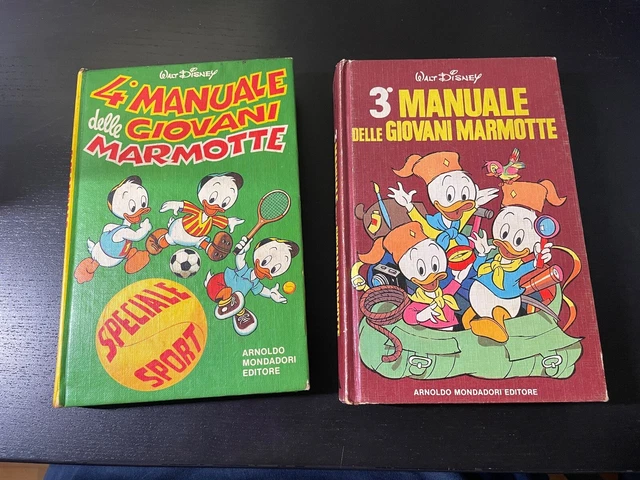 MANUALE DELLE GIOVANI Marmotte Disney 3 e 4 - Prima e seconda edizione ...