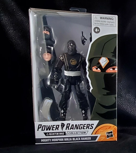 POWER RANGERS LIGHTNING Collection Ninja Black Ranger Mighty Morphin ...