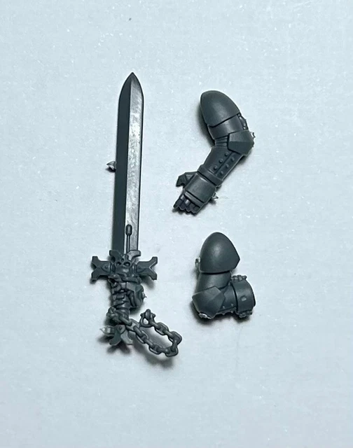 WARHAMMER 40K BLACK Templars Primaris Crusader Sword Brother Power ...