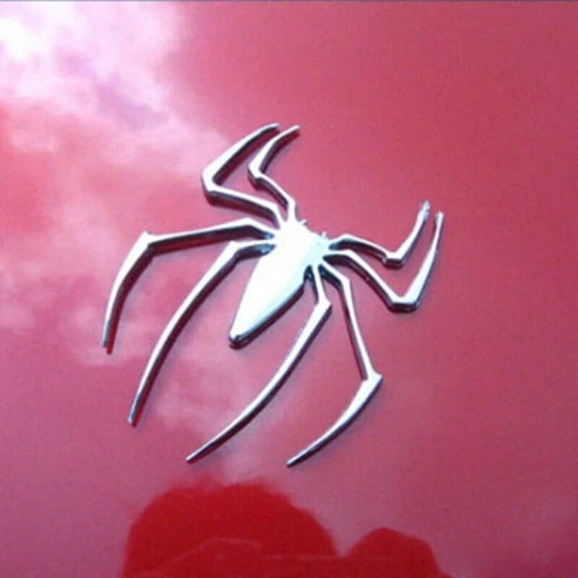 3D METAL SPIDER Logo Car Emblem Truck Motor Badge Sticker Decal ...