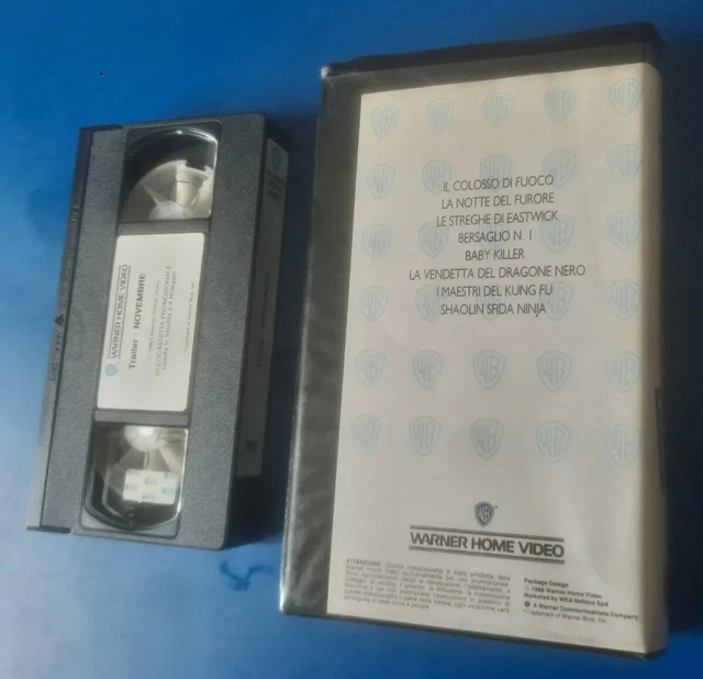 'WARNER TRAILER NOVEMBRE 1988' [vhs] (Warner Bros.) (vhs raro) EUR 50 ...