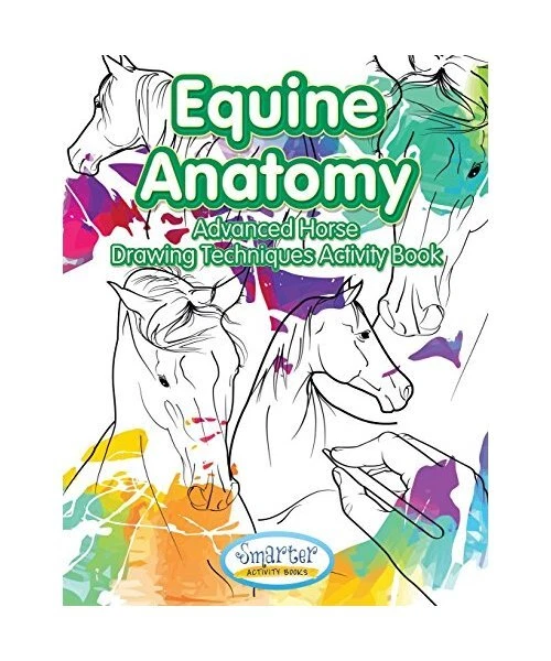 EQUINE ANATOMY: ADVANCED Horse Drawing Techniques Activity Book ...