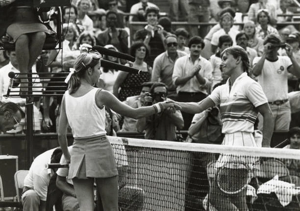 MARTINA NAVRATILOVA, CHRIS Evert Lloyd US Open 1981 TENNIS OLD PHOTO $7 ...