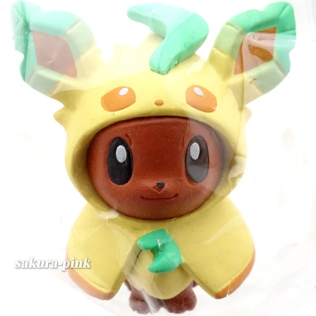 EEVEE PONCHO LEAFEON Mini Figure Pokemon Center Limited Authentic Japan ...