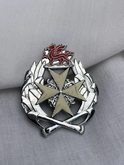 ST JOHNS AMBULANCE Brigade Cap Badge WALES Rare Enamel Pin £22.00 ...