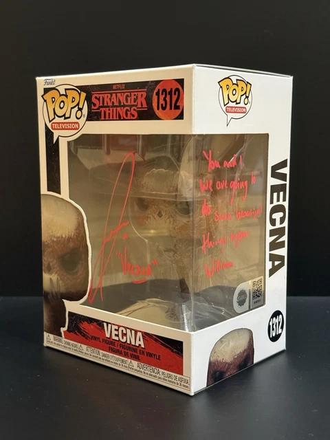 SWAU SIGNED BY Jamie Campbell Bower Vecna Stranger Things Autographed ...