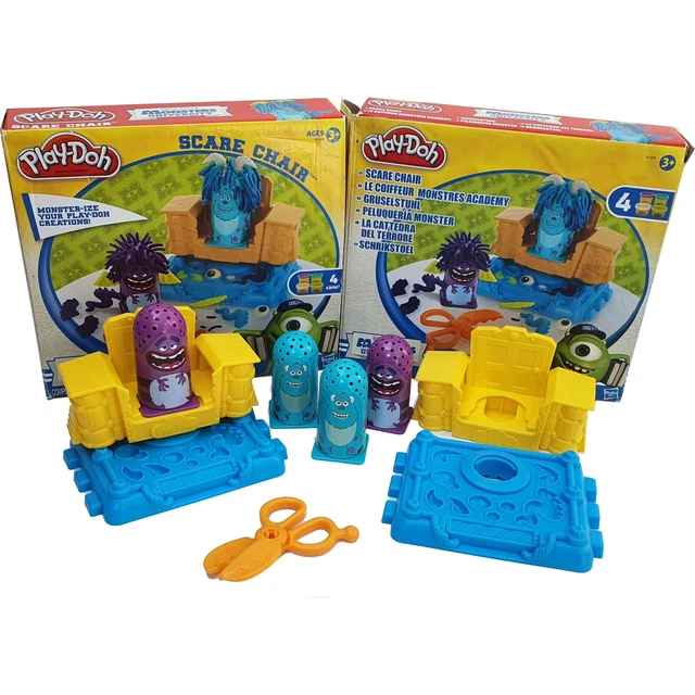 DISNEY PIXAR PLAY-DOH Monsters Inc University Scare Chair Playset ...