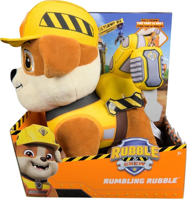 RUBBLE AND CREW Rumbling Rubble Plush Interactive Toy Dog £24.99 ...