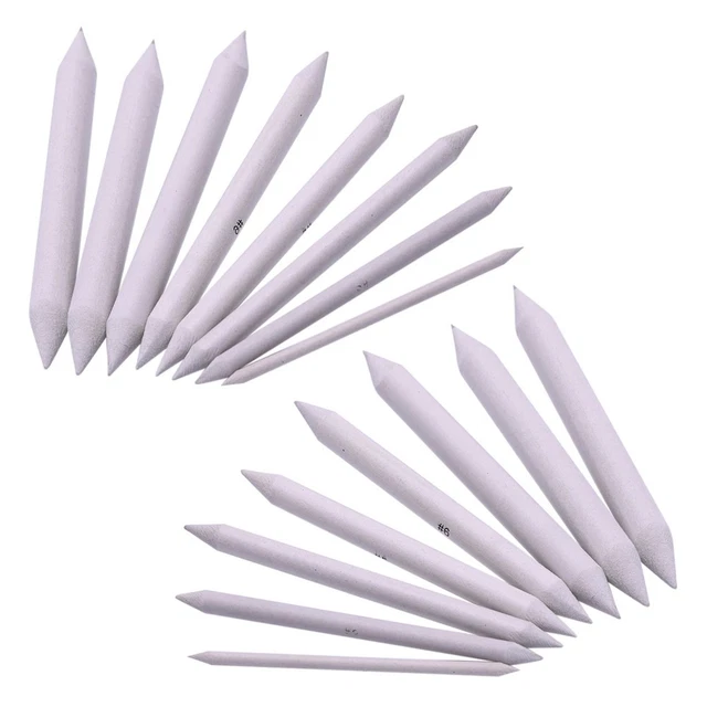 18 PCS TORTILLIONS for Drawing Paper Art Blender Blending Sticks Tools ...