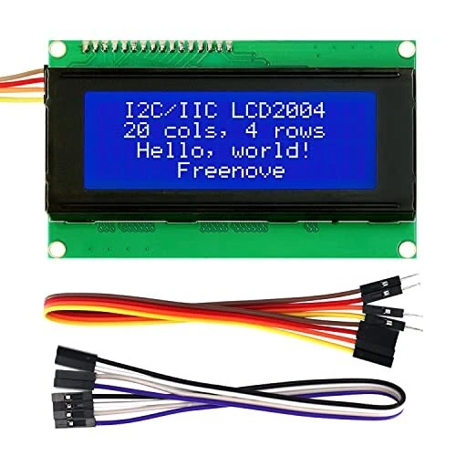 Freenove I2c Lcd 2004 Modulo Iic Twi Display Seriale 20x4 Compatibile Con Ardu Eur 1755 8818