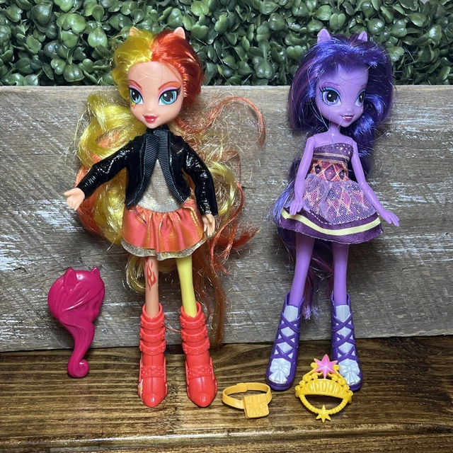MY LITTLE PONY Equestria Girls Twilight Sparkle Sunset Shimmer Dolls Accessories £12.05 ...