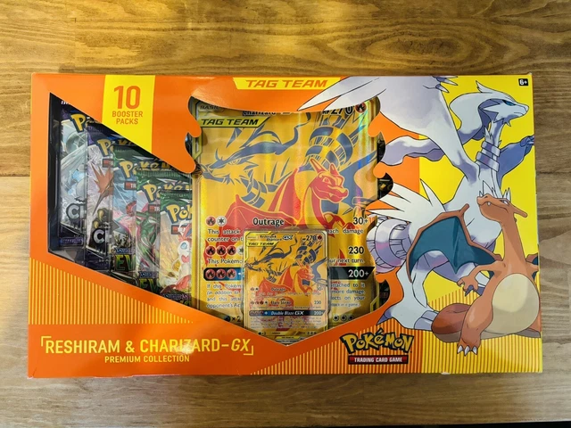 POKÉMON TCG: RESHIRAM & Charizard-GX Premium Collection Trading Card ...