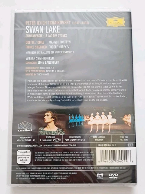 SWAN LAKE WIENER Symphoniker Rudolf Nureyev DVD 2005 New & Sealed EUR 11,76 - PicClick IT