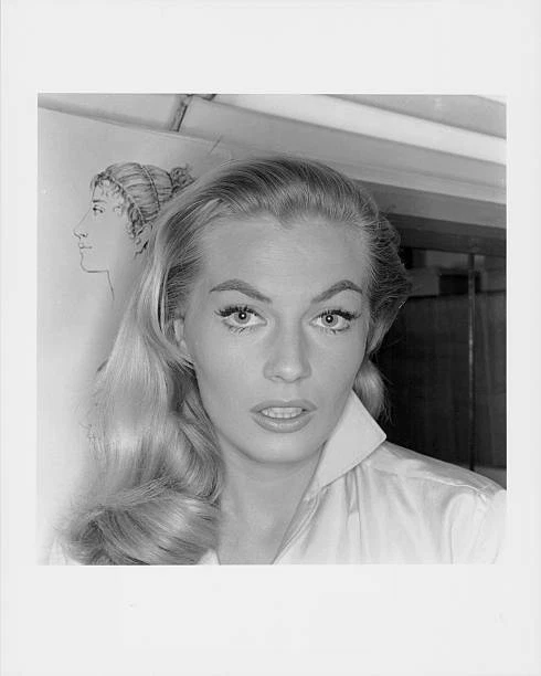 THE SWEDISH ACTRESS Anita Ekberg, known as 'The Iceberg', weari- 1955 ...