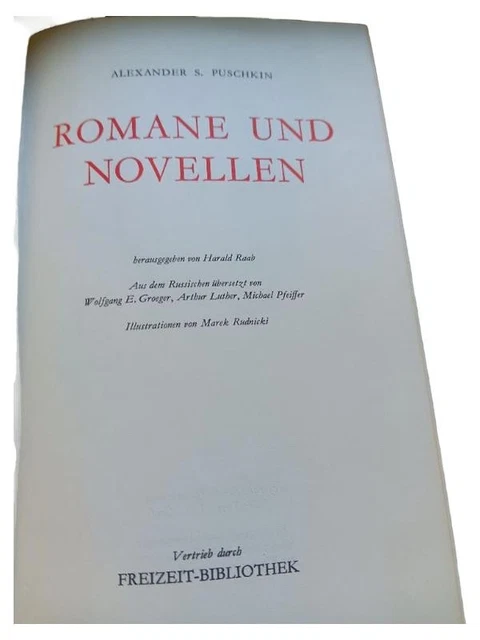 ALEXANDRE POUCHKINE ROMANS et Nouvelles Littérature Classique EUR 8,95 ...