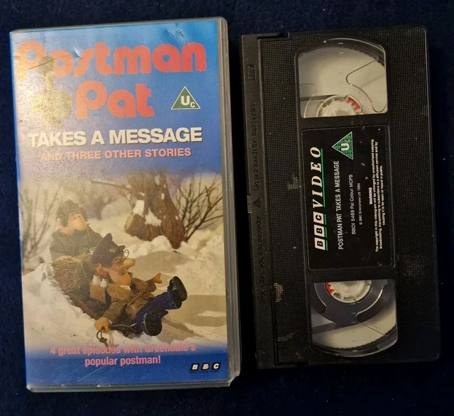 POSTMAN PAT TAKES A Message VHS Tape Inc Three Other Stories Rare(R005 ...