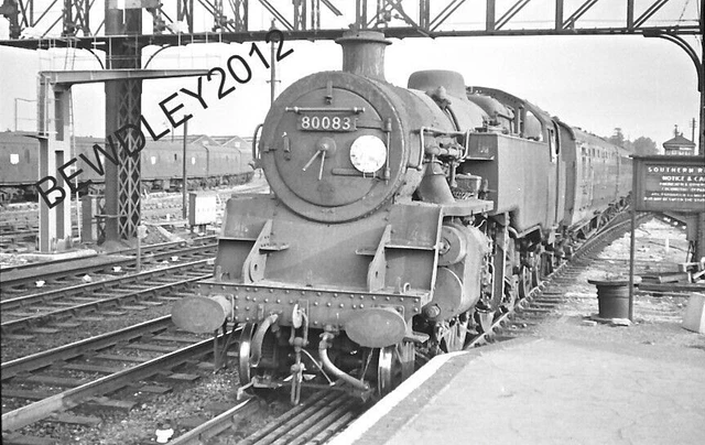 NEGATIVE 35MM STANDARD TANK LOCO 80083 NO LOCATION OR DATE RECORDED £3. ...