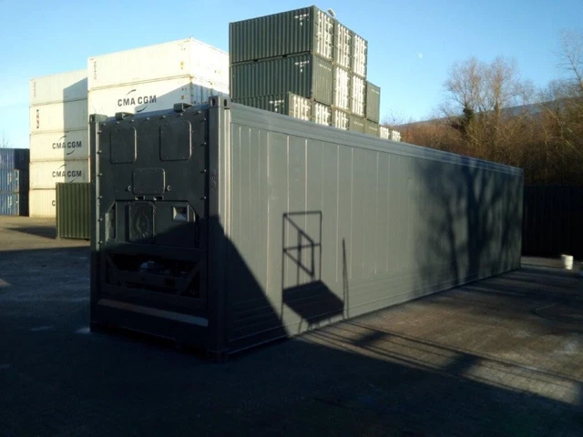 40FT HIGH CUBE Insulated Shipping Container £2,840.00 - PicClick UK