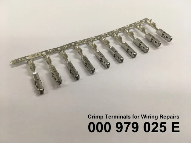 AUDI VW SKODA Seat Porsche 10 x Wiring Crimp Repair Terminals Pins ...