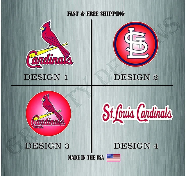 ST. LOUIS CARDINALS MLB Baseball Sticker Vinyl Decal Car Bumper Water ...