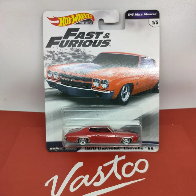 HOT WHEELS PREMIUM Fast And Furious 1970 Chevrolet Chevelle SS 1/4 Mile Muscle EUR 22,27 ...
