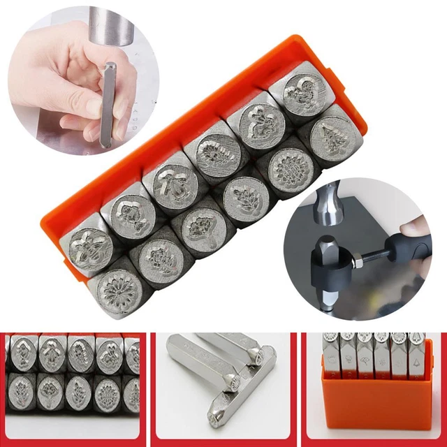 CARVING TOOLS STAMP Hole Punch Pattern Punch Die Marker Metal Stamp ...
