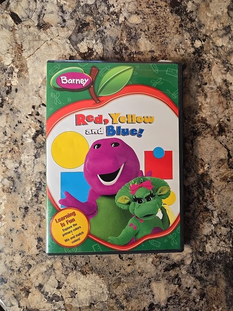 BARNEY - BARNEYS Red, Yellow, and Blue (DVD, 2004) Childrens Family ...