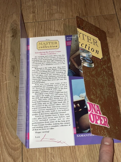 FIONA COOPER MASTER Collection - rare catalogue. Models, Videos, Video ...