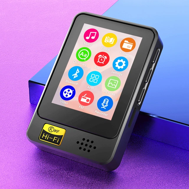 PORTABLE MP3 PLAYER HiFi Bluetooth Music Voice Recorder FM Radio Touch ...