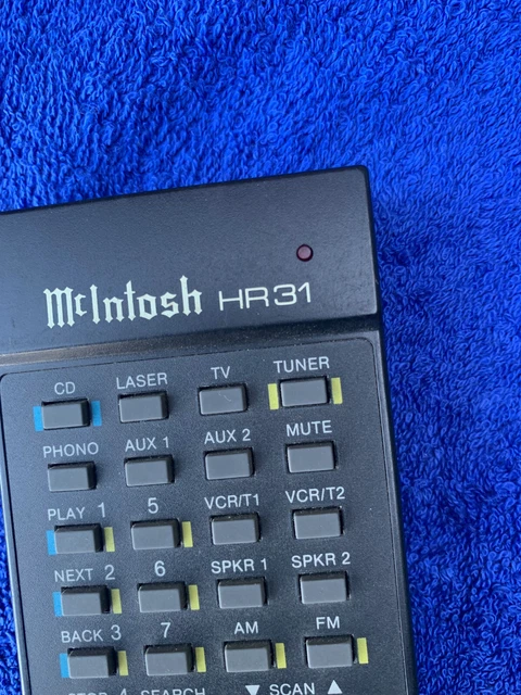 ORIGINAL MCINTOSH HR 31 Audio Fernbedienung Remote Control Für C 31 V ...