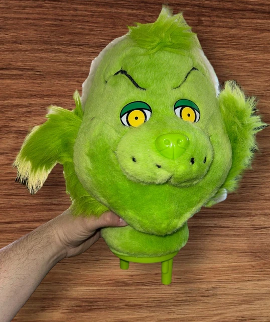 HEAD ONLY GEMMY Animated Life Size Singing Dancing Christmas Stealing ...