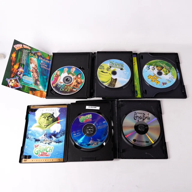 SCOOBY-DOO, SHREK FOREVER After, A Bug's Life, The Grinch, Corpse Bride ...