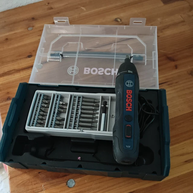 BOSCH PROFESSIONAL AKKUSCHRAUBER Bosch GO inkl. 25-tlg. Bit-Set USB ...