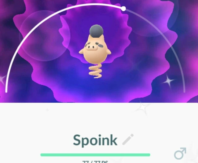 POKEMON GO shiny spoink !! £13.43 - PicClick UK