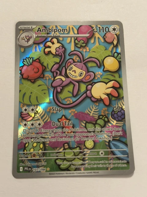 AMBIPOM 107/094 - 2025 Pokemon Phantasmal Flames Illustration Rare ...