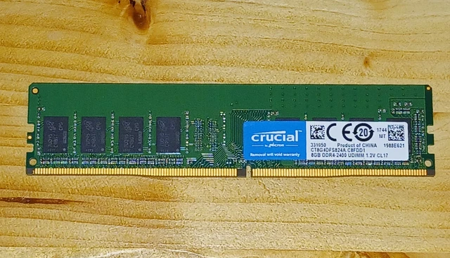 CRUCIAL 8GB DDR4-2400 UDIMM Desktop Memory £1.13 - PicClick UK