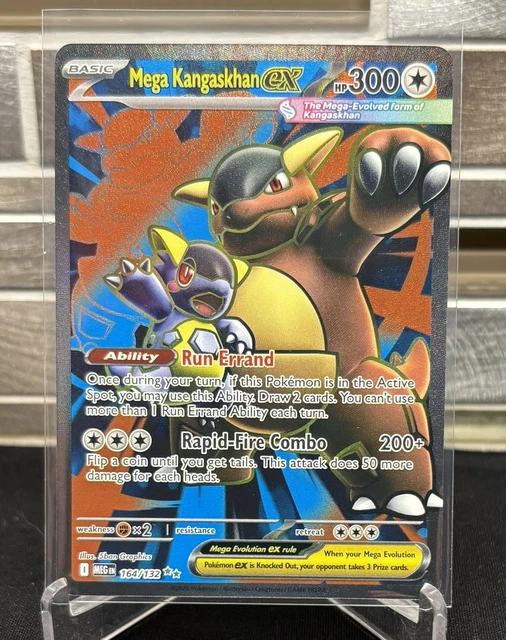POKEMON TCG MEGA Evolution Mega Kangaskhan ex 164/132 Ultra Rare Full Art £1.51 - PicClick UK