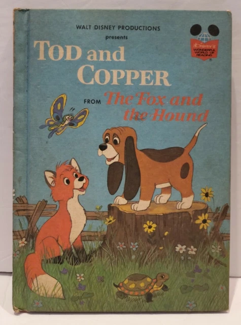 WALT DISNEY'S BOOK club Tod and Copper from FOX & THE HOUND 1981 £3.96 ...