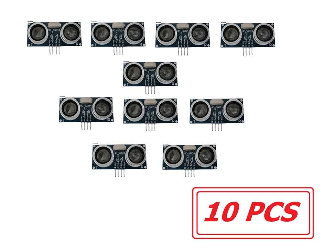 PACK DE 10 modules de mesure de capteur à ultrasons HC-SR04 pour robot Arduino Raspberry pi EUR ...