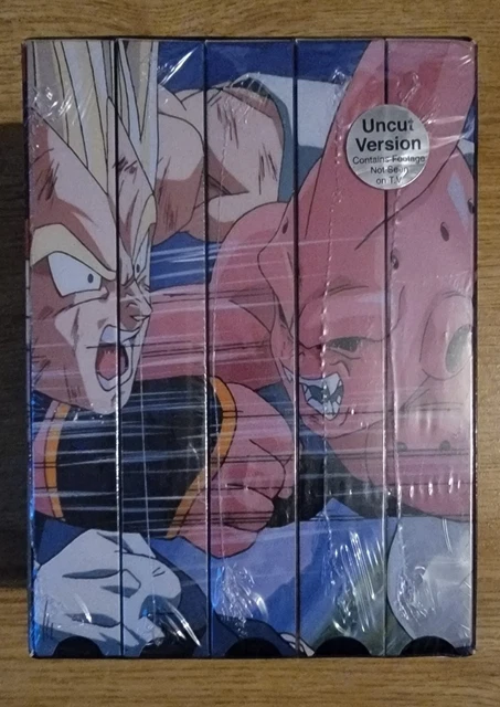DRAGON BALL Z VHS Box Set Kid Buu Uncut New Sealed- Has Tears -2003 DBZ ...