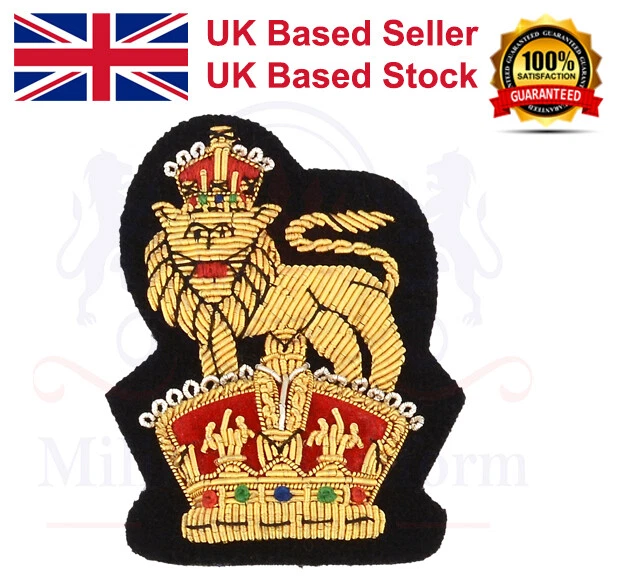 BRITISH ARMY STAFF Officer No 1 Service Dress Cap Badge, Handmade ...