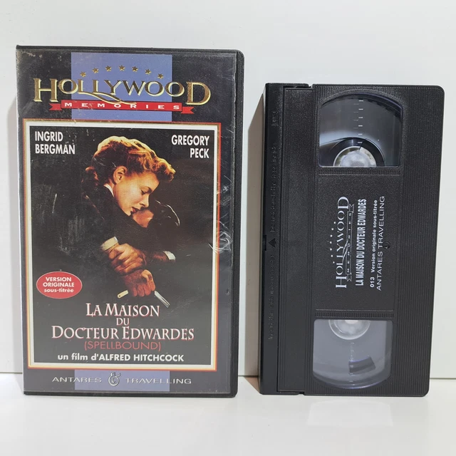 MYSTERY FRENCH VHS TAPE Alfred Hitchcock's Spellbound 1945 Ingrid ...