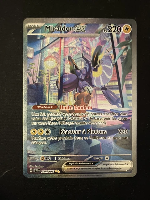 CARTE POKÉMON MIRAIDON ex 244/198 Alternative EV01 Écarlate et Violet ...
